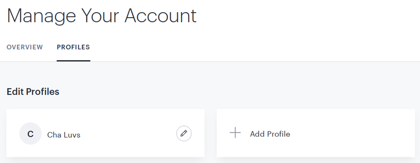 Hulu: How to add or delete a profile