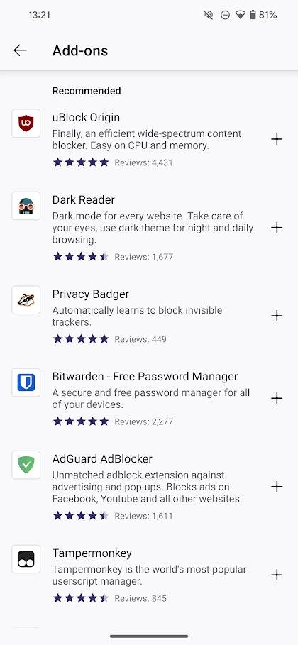 How to install any add-on extension in Firefox on Android