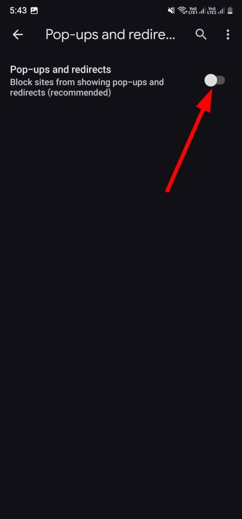Google Chrome: How to disable the pop-up blocker