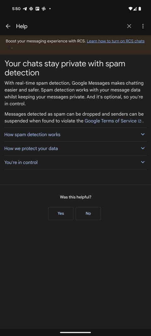 How to quickly block spam texts from email addresses