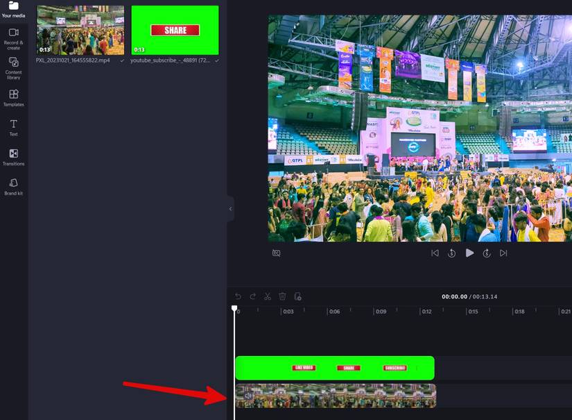 Microsoft Clipchamp: How to make green screen videos