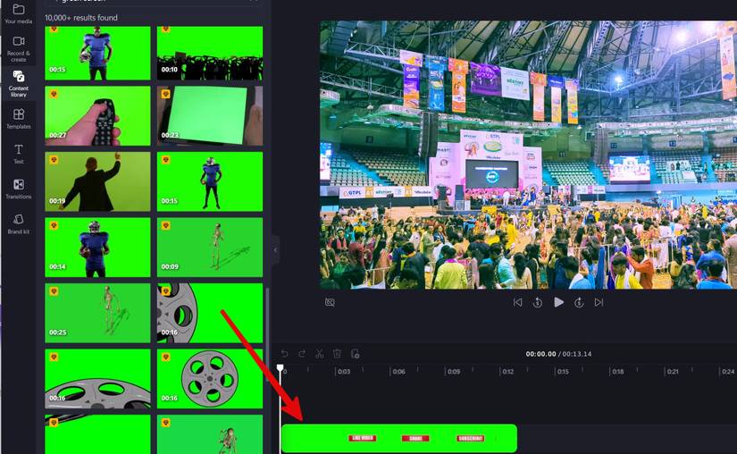 Microsoft Clipchamp: How to make green screen videos