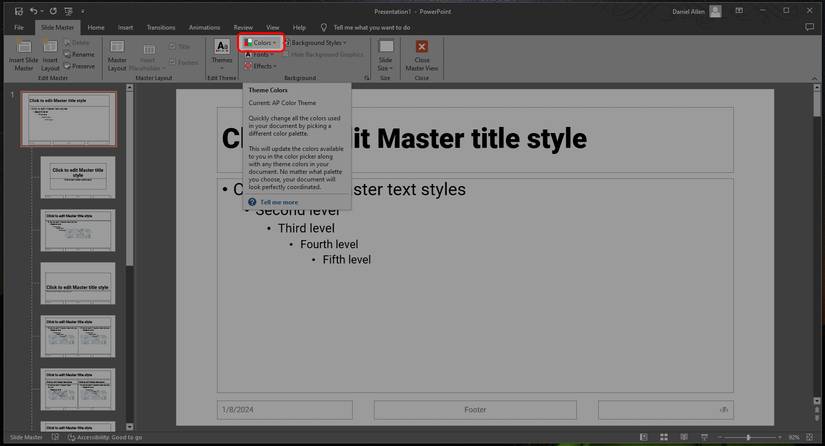 how to create powerpoint template theme