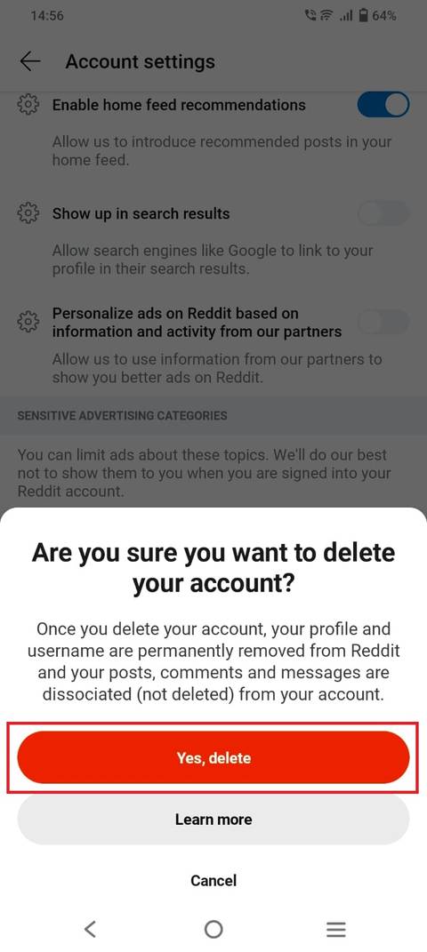 How to delete your Reddit account