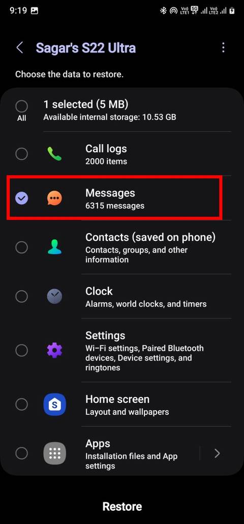 How to retrieve deleted texts on your Samsung phone