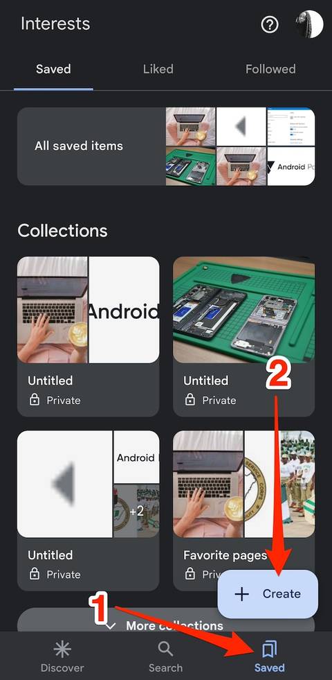 How to create Google Collections