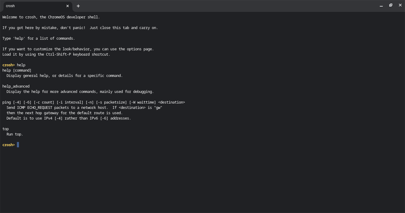 The top 12 Crosh commands every Chromebook owner should know