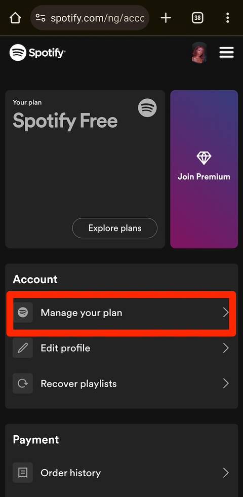 Spotify: How to change your payment method