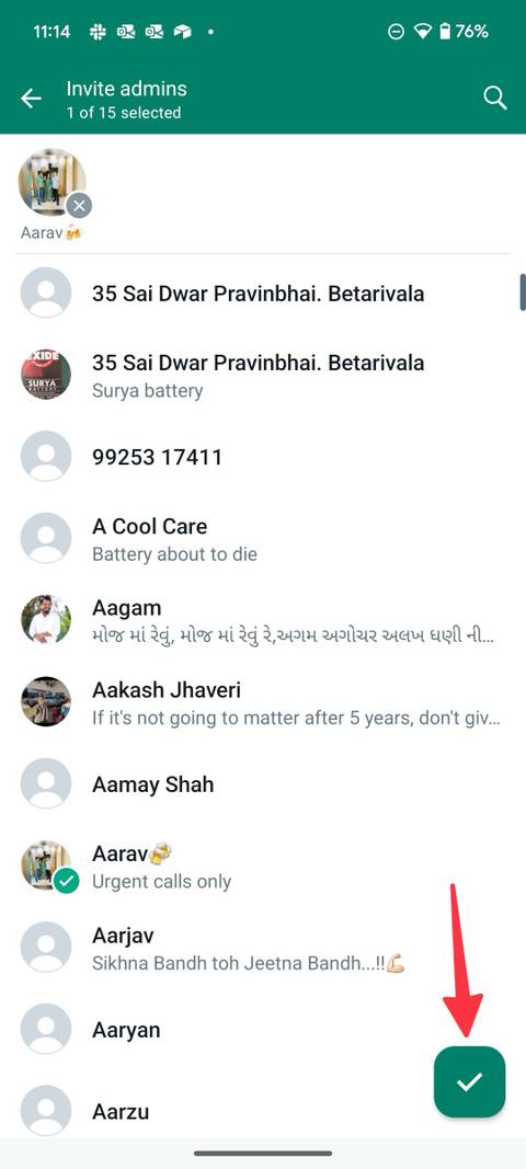 WhatsApp: How to add multiple admins to a channel