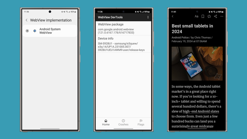 Google wants to make Android 15 more resilient to WebView crashes