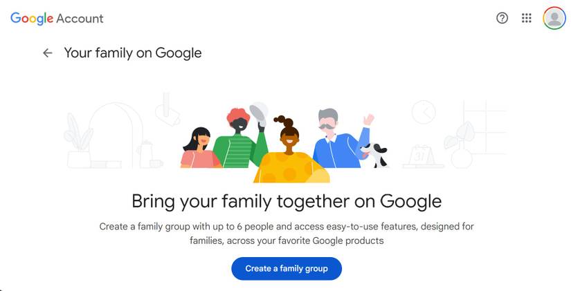 Google Family Group: How to create one