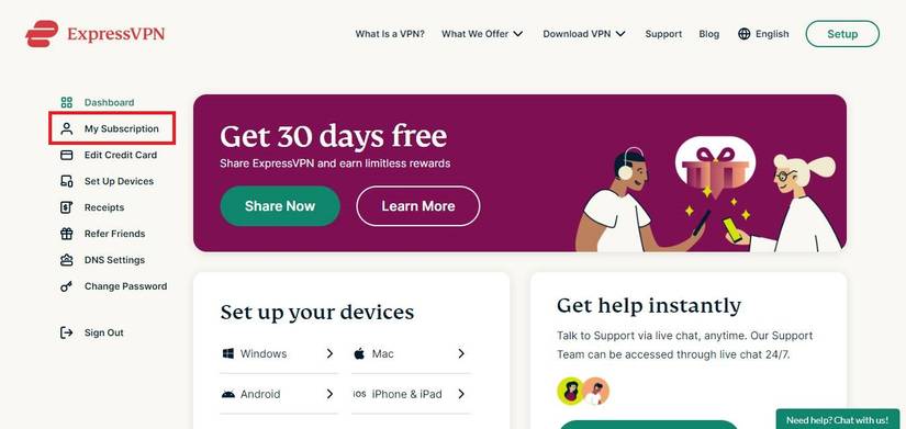 ExpressVPN: How to cancel your subscription