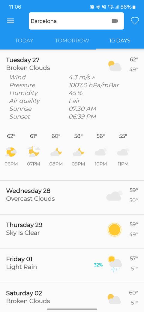 I tried this bootleg Google Weather app so you don't have to