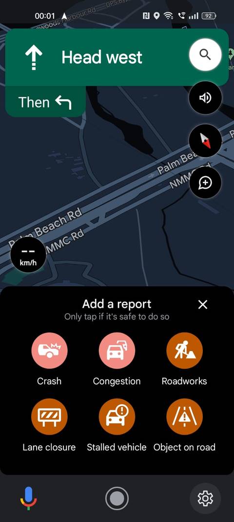 Android Auto: How to report speed traps and hazardous conditions