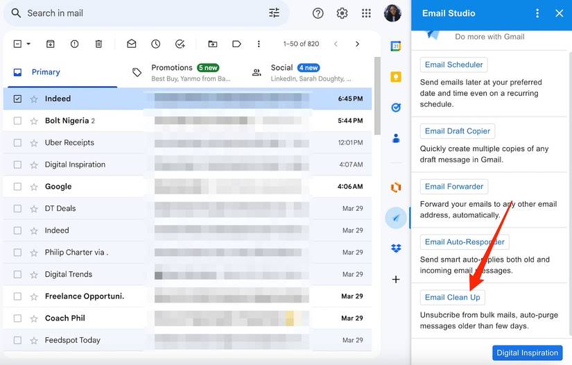 How to bulk unsubscribe in Gmail
