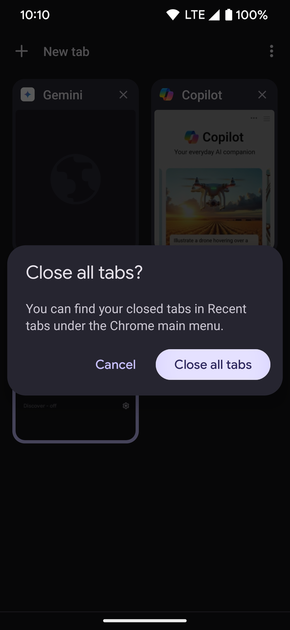 Google Chrome: How to close all your browser tabs at once