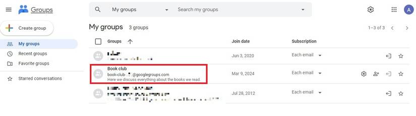 Google Groups: How to find and post messages in a group