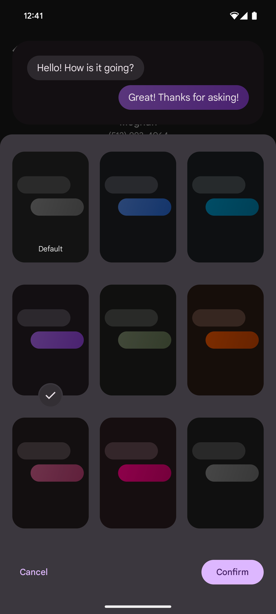Google Messages: How to change your text bubble colors