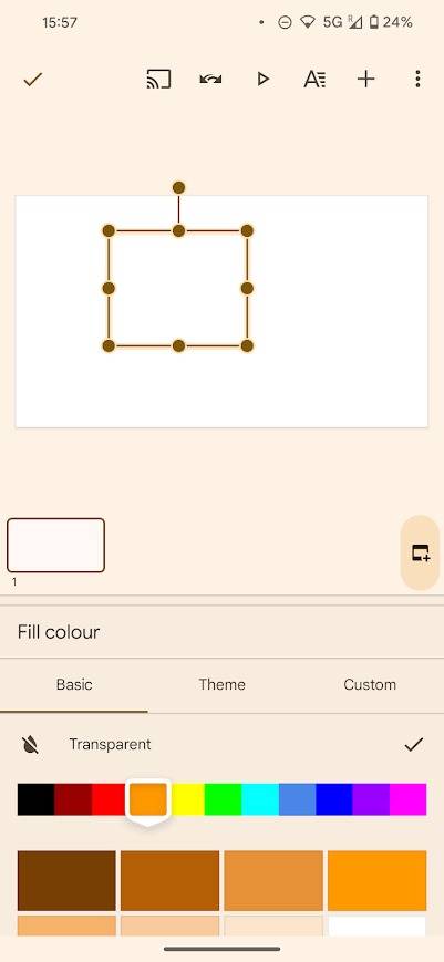 Google Slides: How to change the opacity of an image