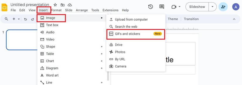 Google Slides: How to add GIFs and stickers to your presentation
