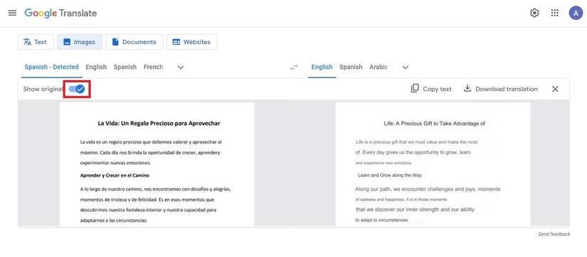 Google Translate: How to translate photos in real time