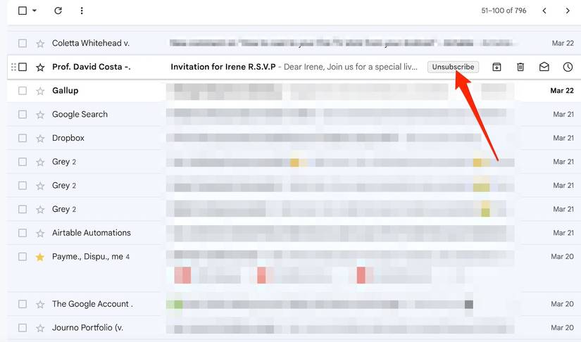 How to bulk unsubscribe in Gmail