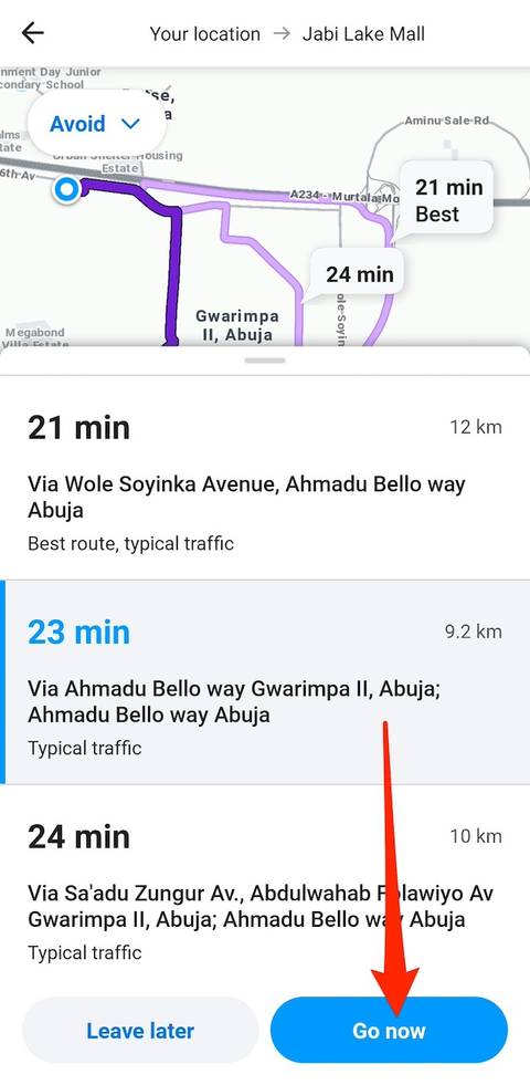 Waze: How to use offline maps