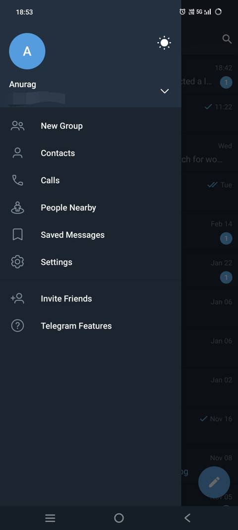 Telegram: How to turn off new user notifications