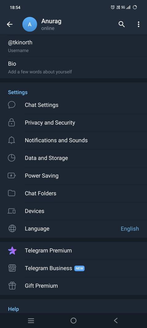 Telegram: How to turn off new user notifications