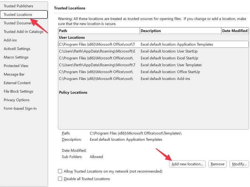 Microsoft Excel: How to enable and disable macros