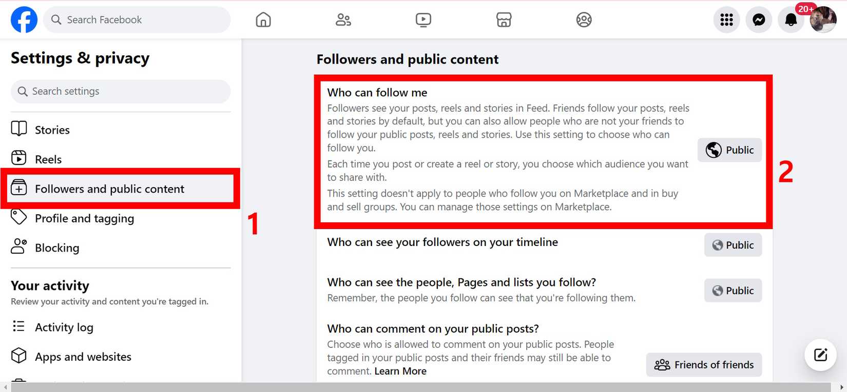 Facebook: How to see your followers