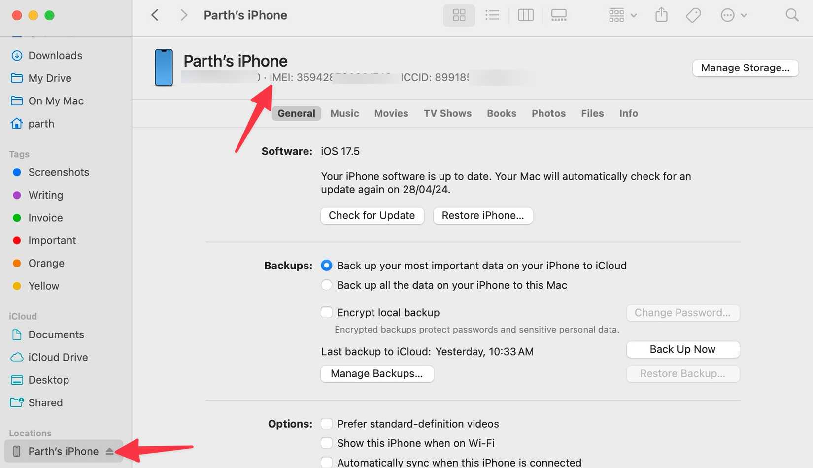 How to find your phone's IMEI number