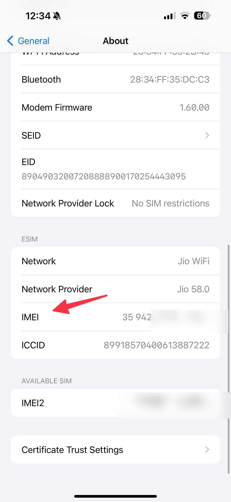 How to find your phone's IMEI number