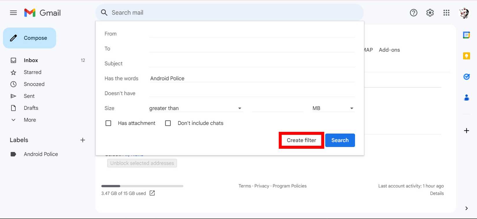 Gmail: How to automatically move emails to a label