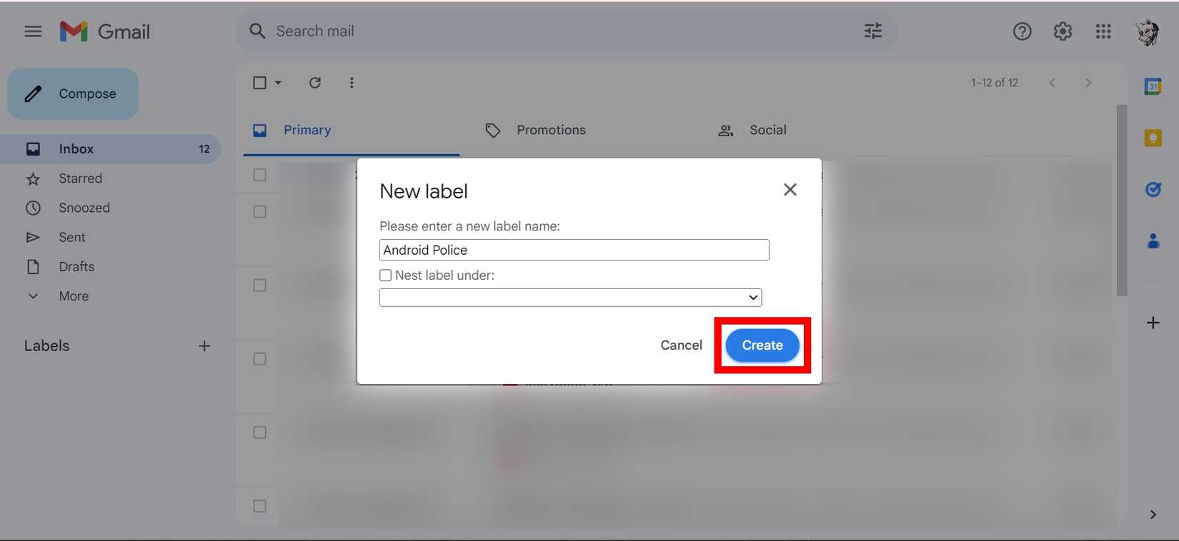 Gmail: How to automatically move emails to a label