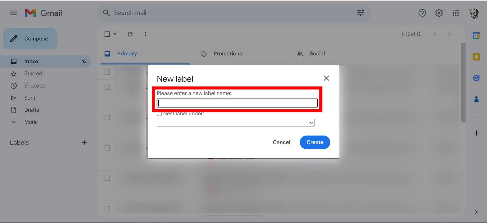 Gmail: How to automatically move emails to a label