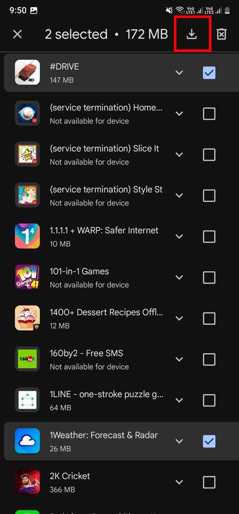 How to recover deleted apps on Android