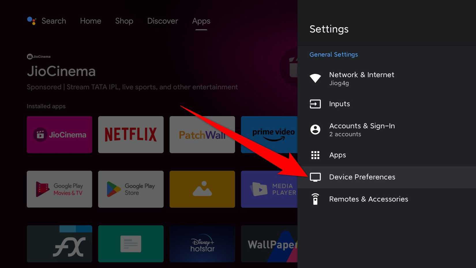 How to factory reset your Android TV