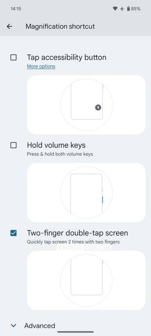 New gesture in Android 15 will launch screen magnification in an instant