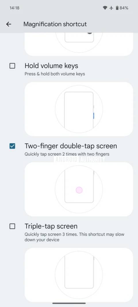New gesture in Android 15 will launch screen magnification in an instant