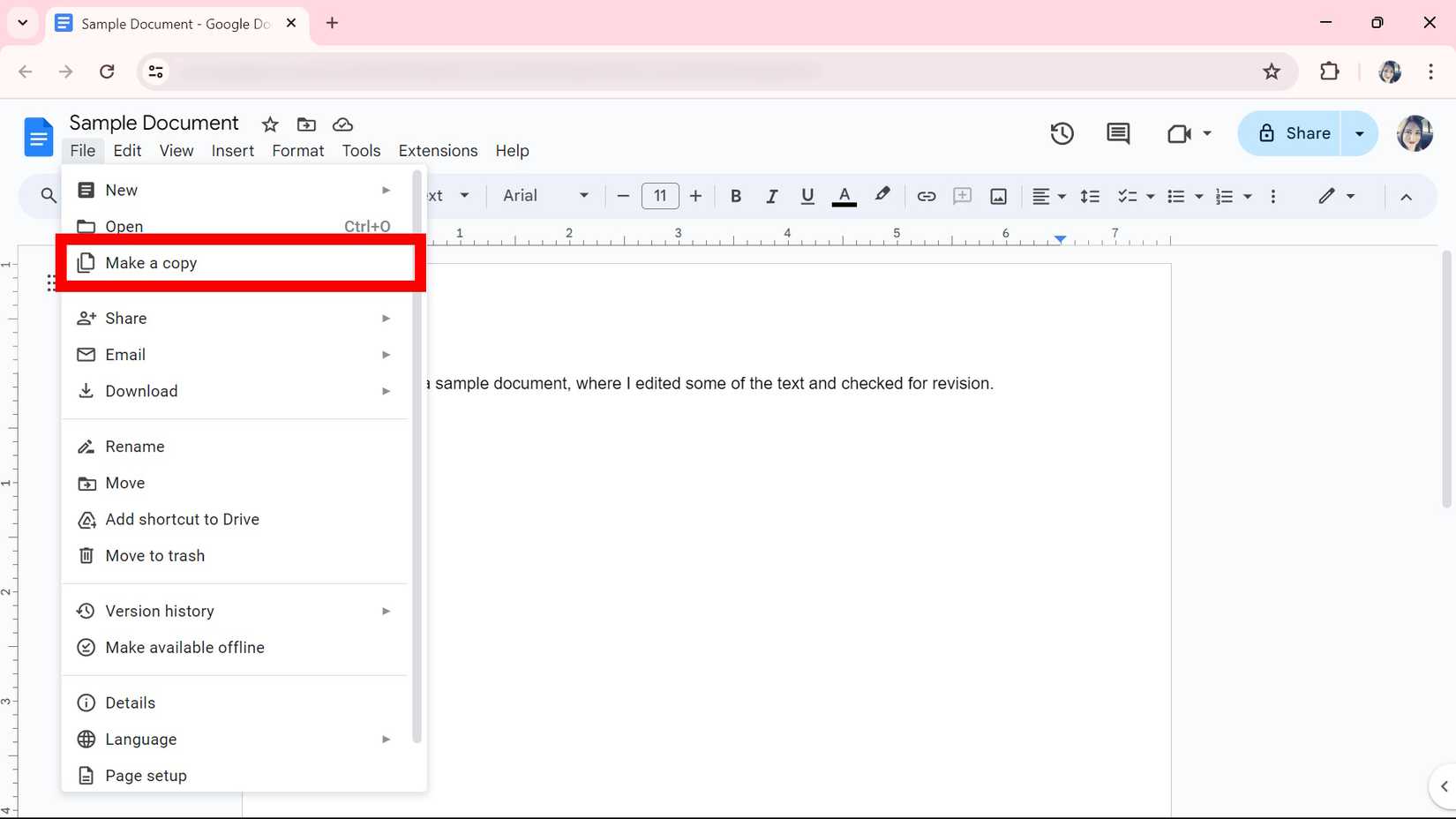 Google Docs: How to delete version history on a document