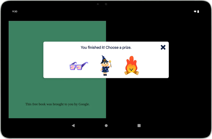 Google Play Books now has over 300 free ebooks for children