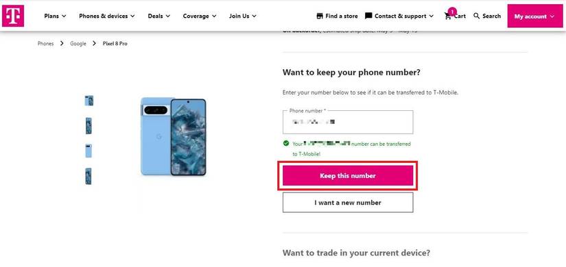 T-Mobile: How to transfer your number
