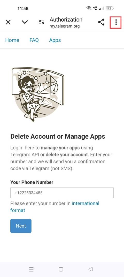 Telegram: How to delete your account