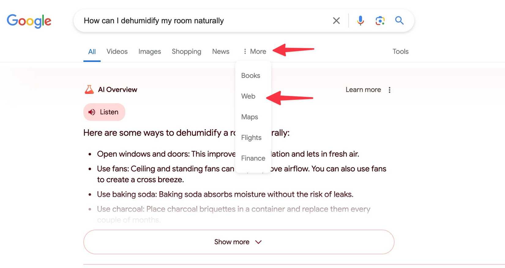 How to turn off Google's AI Overviews