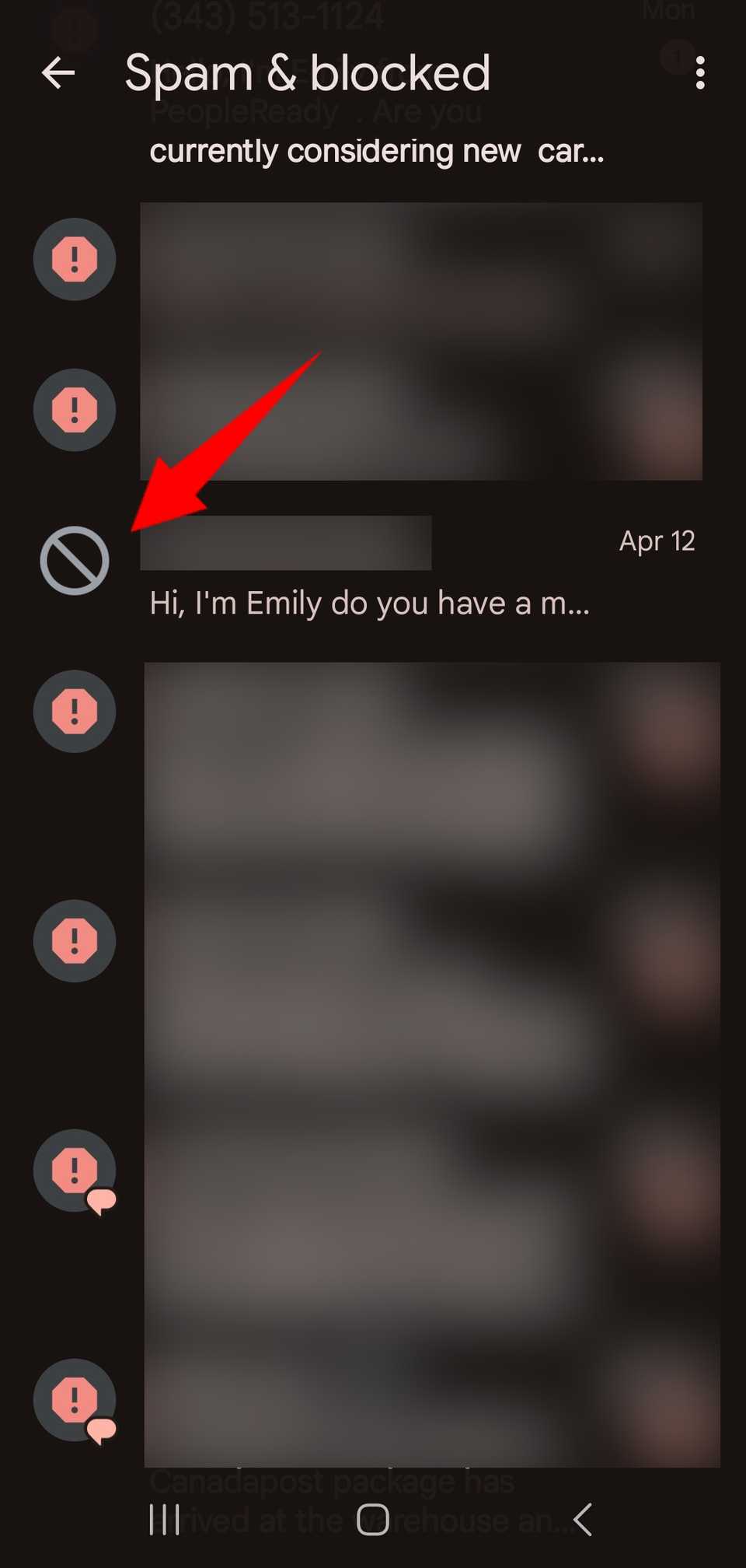 How to unblock a phone number on your Android phone