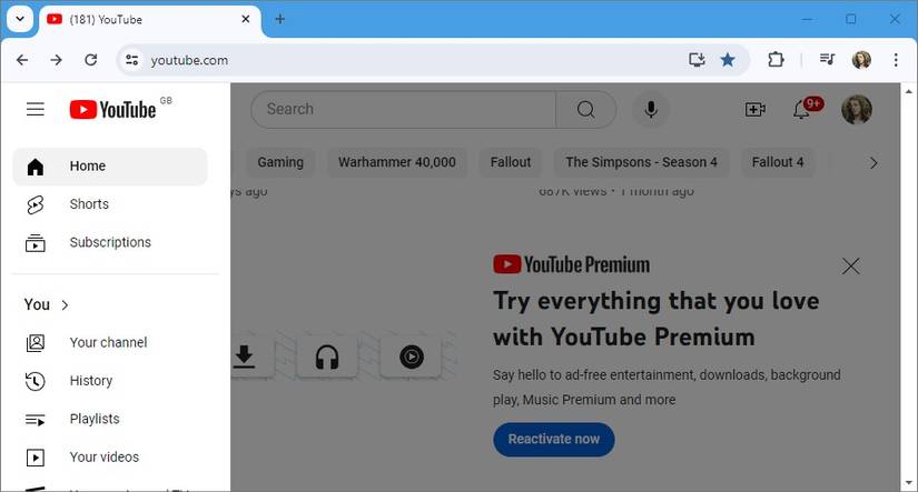 YouTube: How to see your comment history