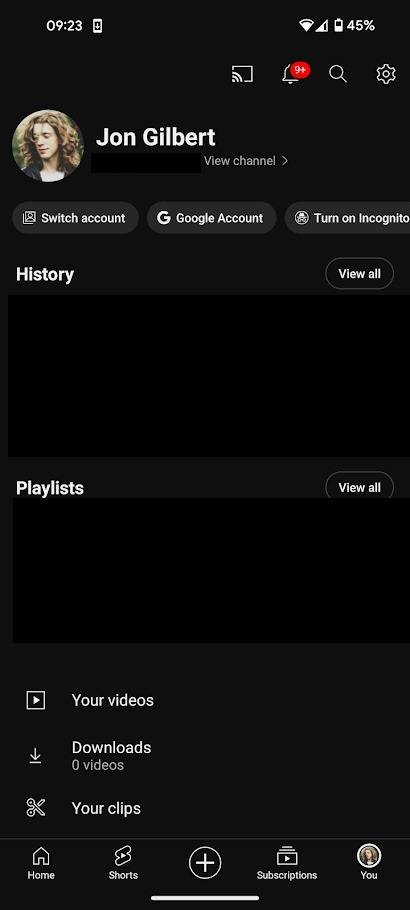 YouTube: How to see your comment history