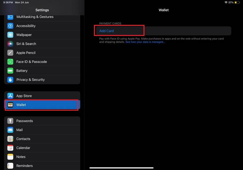 Apple Wallet: How to add a debit or credit card