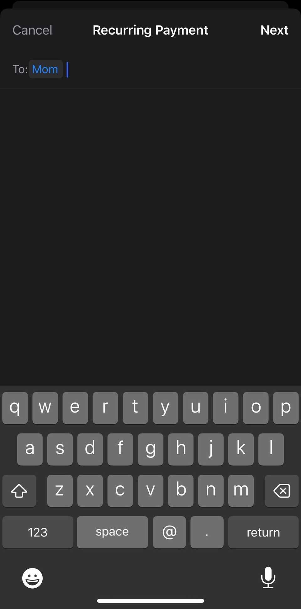 Apple Wallet: How to add recurring payment using Apple Cash